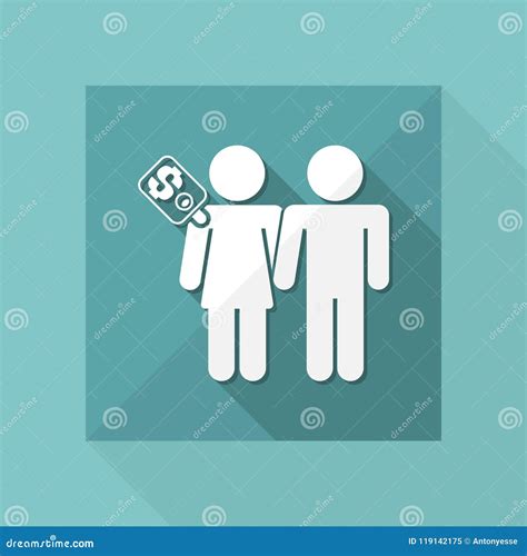 Prostitution Concept Icon Sex Trafficking Idea Thin Line Illustration