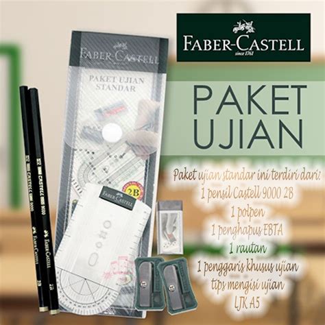Jual SET PAKET BELAJAR ONLINE Faber Castell PAKET UJIAN STANDAR Faber Castell Pulpen Stylus