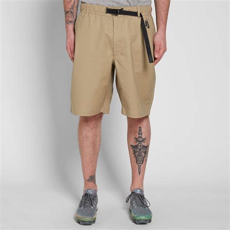Nikelab Shorts Khaki And Black End At