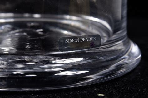 Lot Simon Pearce Norwich Glass Ice Bucket