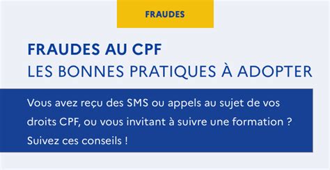 Lutte Contre La Fraude Au Cpf Et Interdiction Du Démarchage Abusif Cnl59