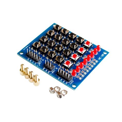 4 X 4 Matrix Teclado Para Arduino Array Módulo 16 Teclas Pulsar Botones