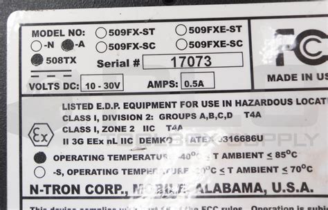 N Tron A 508tx Ethernet Switch 10 30vdc 0 5a Plc Toolbox Supply