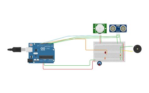 Circuit Design Flood Detector And Early Warning Tinkercad