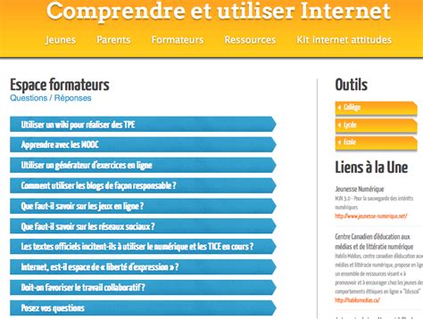 Comprendre Et Utiliser Internet College De Terre Sainte