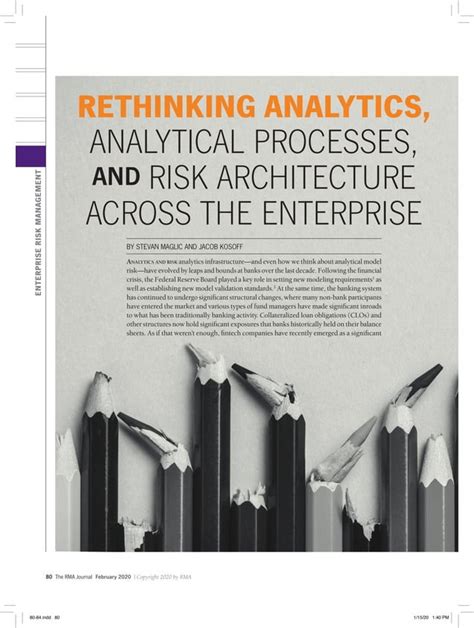 Rethinking Analytics Analytical Processes And Risk Architecture