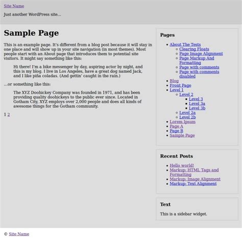 Simple Three Column CSS Layout Sidebars Together Theme Foundation