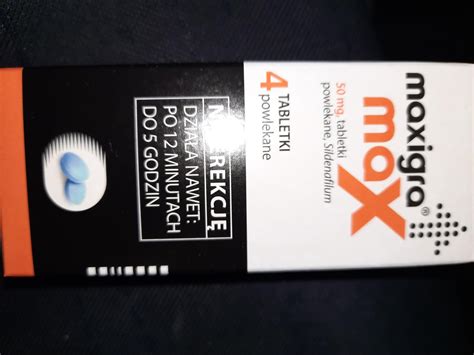 Maxigra Max 50 Mg X 4 Tabl Opinie I Ceny Na Ceneo Pl