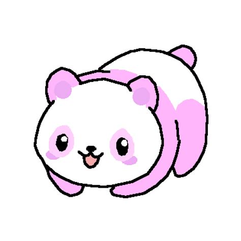 Pixilart Kawaii Panda Base By Kiki Cutie