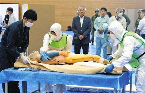 遺体安置所の運営訓練 小山町で初 「淡々と作業こなす心の準備を」：東京新聞デジタル