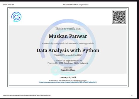 Muskan Panwar On Linkedin Dataanalysis Python Ibm