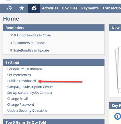 How To Publish A Netsuite Dashboard Sikich