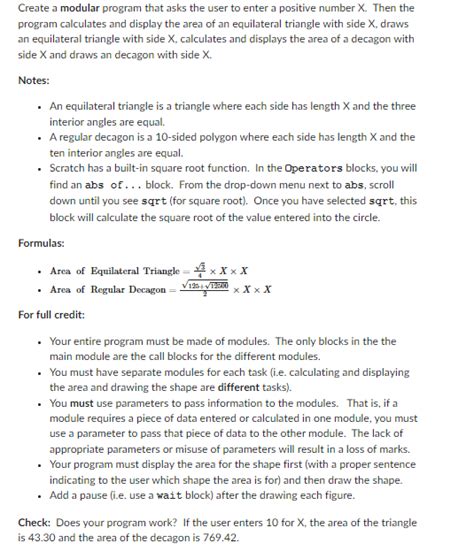 Solved Using SCRATCH Program And NOT Python Please Include Chegg