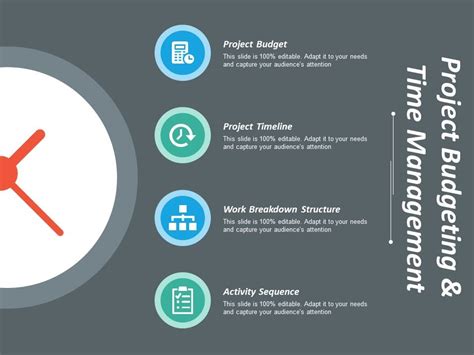 Project Budgeting And Time Management Ppt Infographics Grid