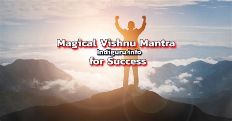 Magical Vishnu Mantra For Success