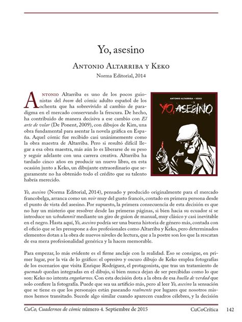 Yo Asesino Pdf Cómics Verdad