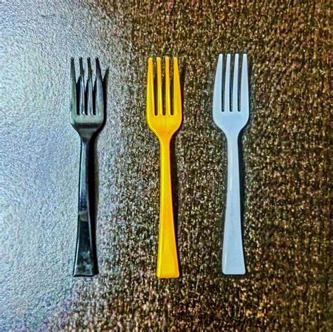 Plastic Fork For Party Supplies Size 6 Inch At Rs 070piece In New