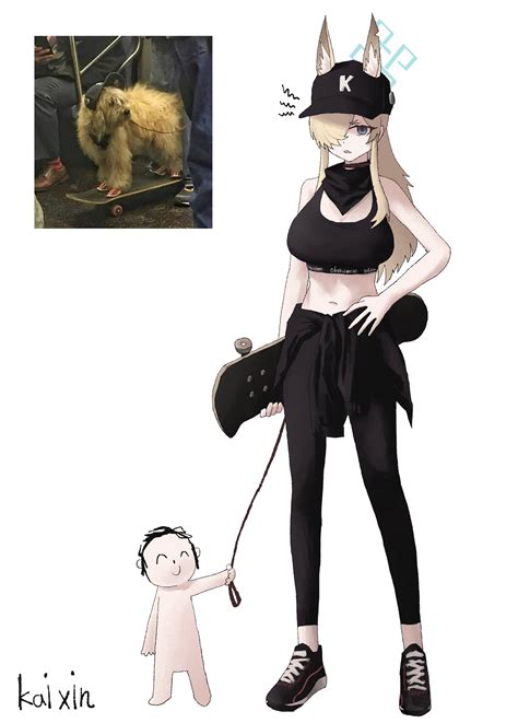 Sensei Doodle Sensei And Kanna Blue Archive Drawn By Zhengkaixin