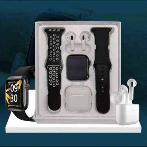 T Pro Max Smart Watch With Earbuds Double Strap Black Color At Best Price In Bangladesh