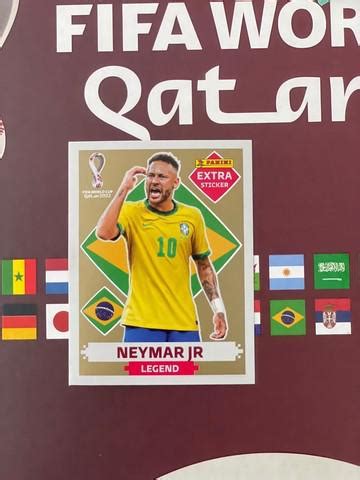 Figurinha Neymar Jr Legend Ouro Copa Do Mundo Qatar 2022 Em Cascavel Ce Clasf Lazer