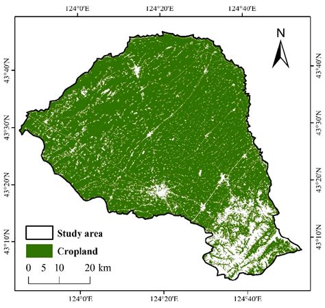 The Distribution Of Cropland In The Esa Worldcover Data Download