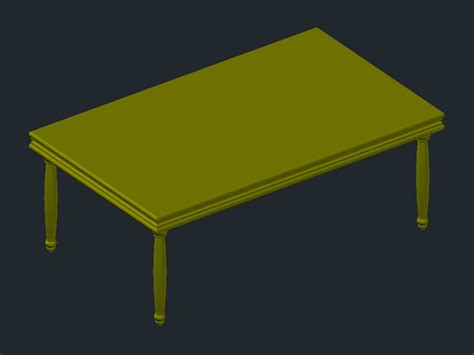 Mesa Rectangular En Autocad Descargar Cad 106 15 Kb Bibliocad