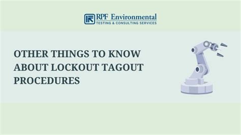 Examples Of Lockout Tagout Procedures A Guide To Effective Loto Programs