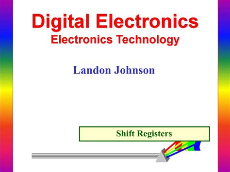 Ppt Digital Electronics Electronics Technology Powerpoint