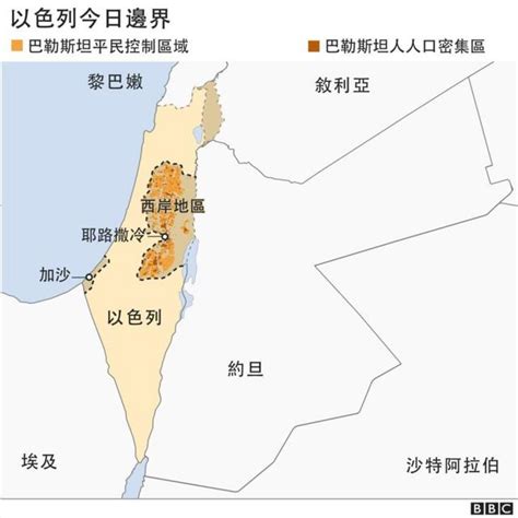 以色列巴勒斯坦冲突中的六个关键词及图解 BBC News 中文