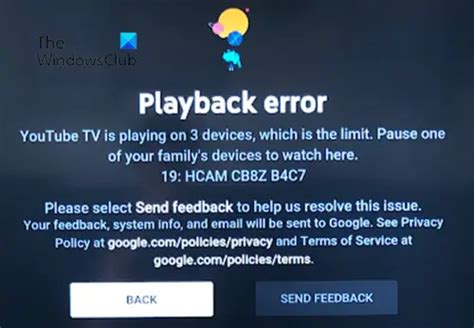 How To Fix Youtube Tv Playback Error
