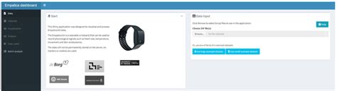 Wearables An R Package With Accompanying Shiny Application For Signal