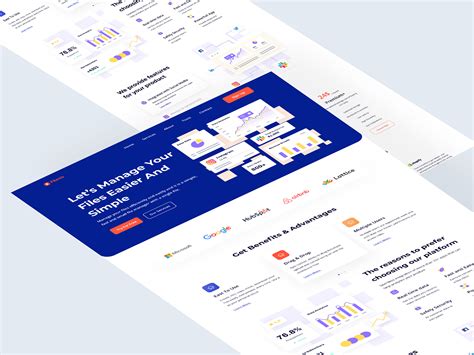 Sass Landing Pages Design On Behance