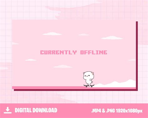 X4 Animated Stream Screens Starting Soon Kawaii Offline Etsy Canada