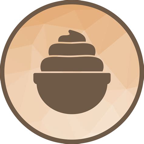 Whip Cream Low Poly Background Icon 16694511 Vector Art At Vecteezy