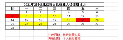 北京2月份社保费征缴时间确定！灵活就业人员请查收缴费