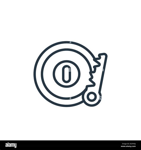 Car Ignition Outline Vector Icon Thin Line Black Car Ignition Icon Flat Vector Simple Element