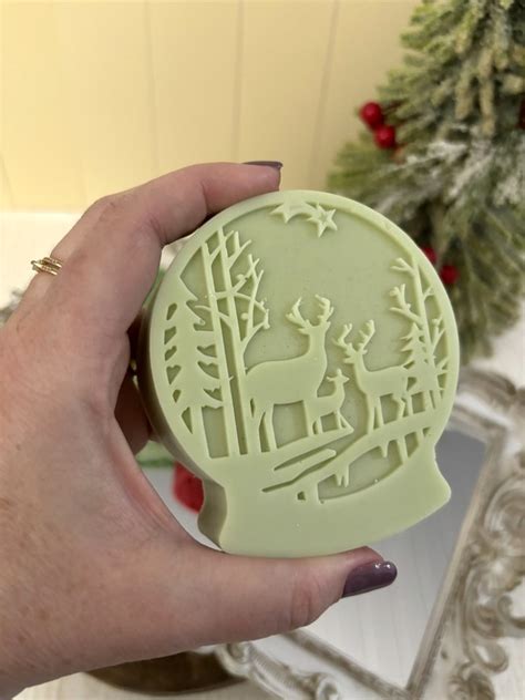 Molde Silicone Globo Renas Floresta Kyart Velas E Moldes Moldes De