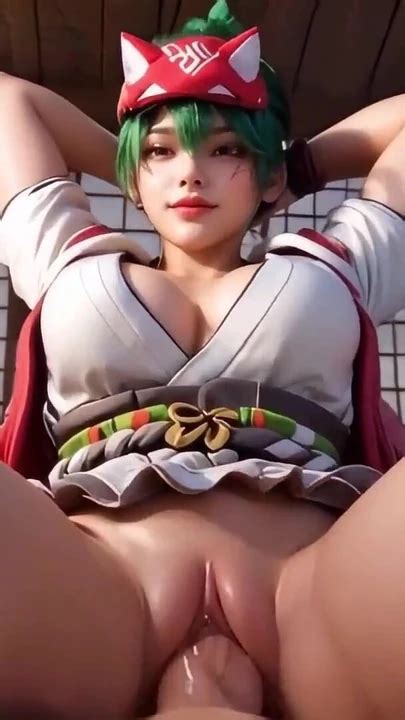 Emotional Moment From Overwatch Kiriko Cosplay Shrine Selfie Pov