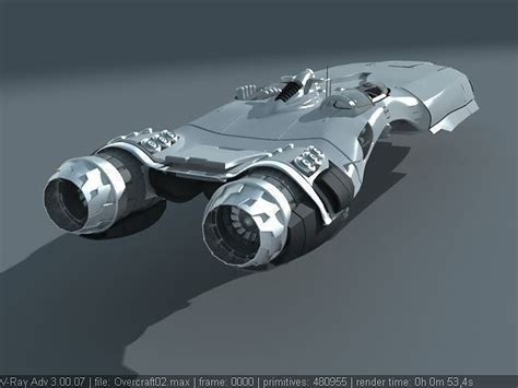 3d Model Hovercraft Cgtrader
