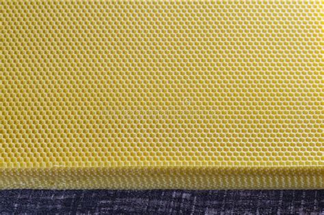 Background Texture And Pattern Of Section Voshchina Of Wax Honeycomb