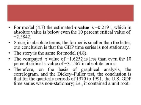Time Series Econometrics Some Basic Concepts Reference Gujarati
