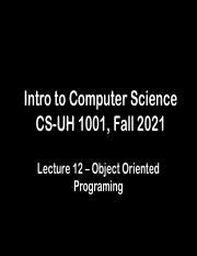 Object Oriented Programming An Introduction To OOP In Python Course Hero