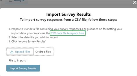 Import Survey And Survey Responses From A Csv File