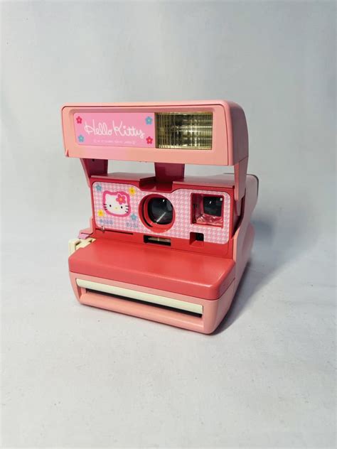 【全体的に状態が悪い】★1円~ 希少 限定 ハローキティ キティ ポラロイドカメラ ポラロイドpolaroid Hellokitty 動作未