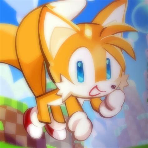 Tails Cookie Icon Dibujo Hípster Arte Erizo Caras Emoji