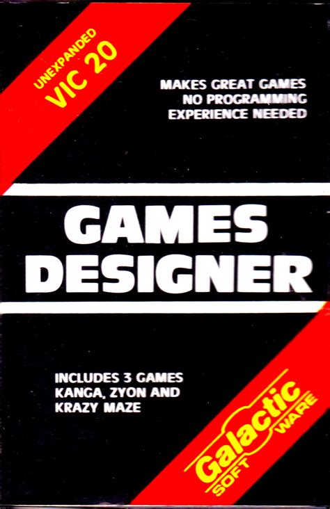 Games Designer Software Game Computing History