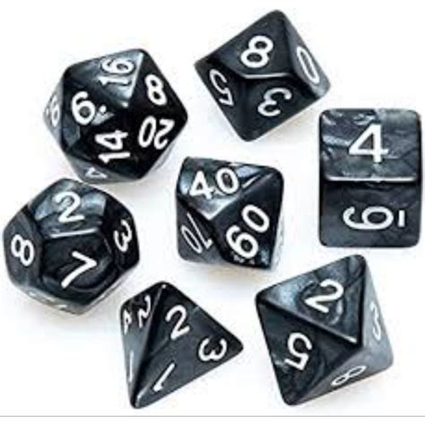Kit De Dados Para RPG Cardgame Boardgames Shopee Brasil