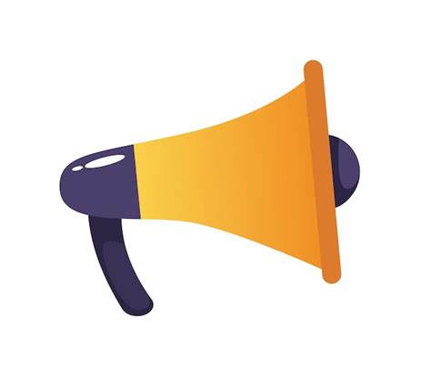 Premium Vector Speaker Megaphone Isolated Vector Illustration