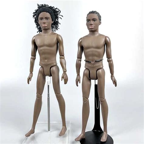 Dolls 1 6 BJD Chocolate Movable Joined Body Black Hair Heads For 1 6