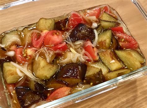 揚げナスandトマトand玉ねぎの夏野菜南蛮漬け♪ レシピ・作り方 By Jiru 楽天レシピ